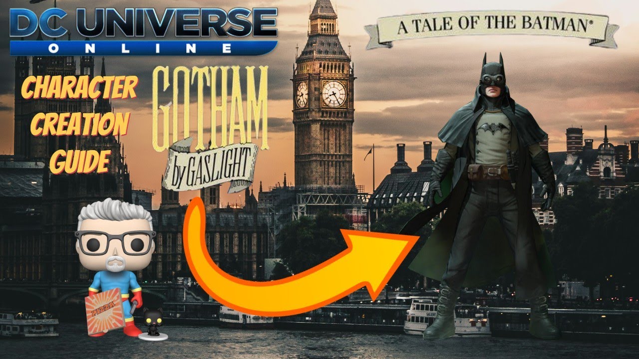DCUO Gotham By Gaslight Inspired Batman Character Creation Guide - YouTube