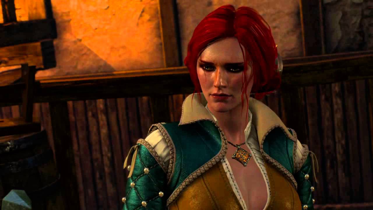 The Witcher 3: Geralt shows Philippa's crystal to Triss - YouTube