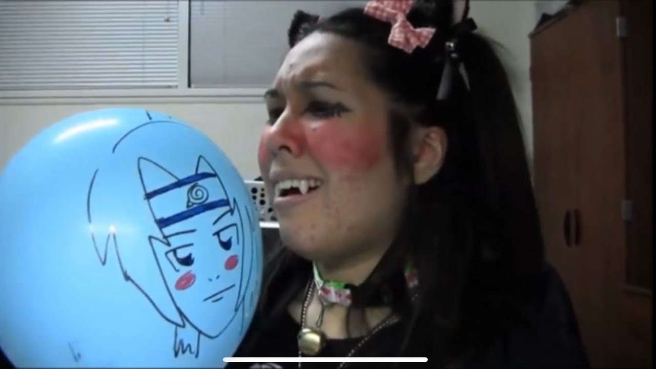 Obsessed anime fan makes out with balloon on camera (NOT CLICKBAIT ...