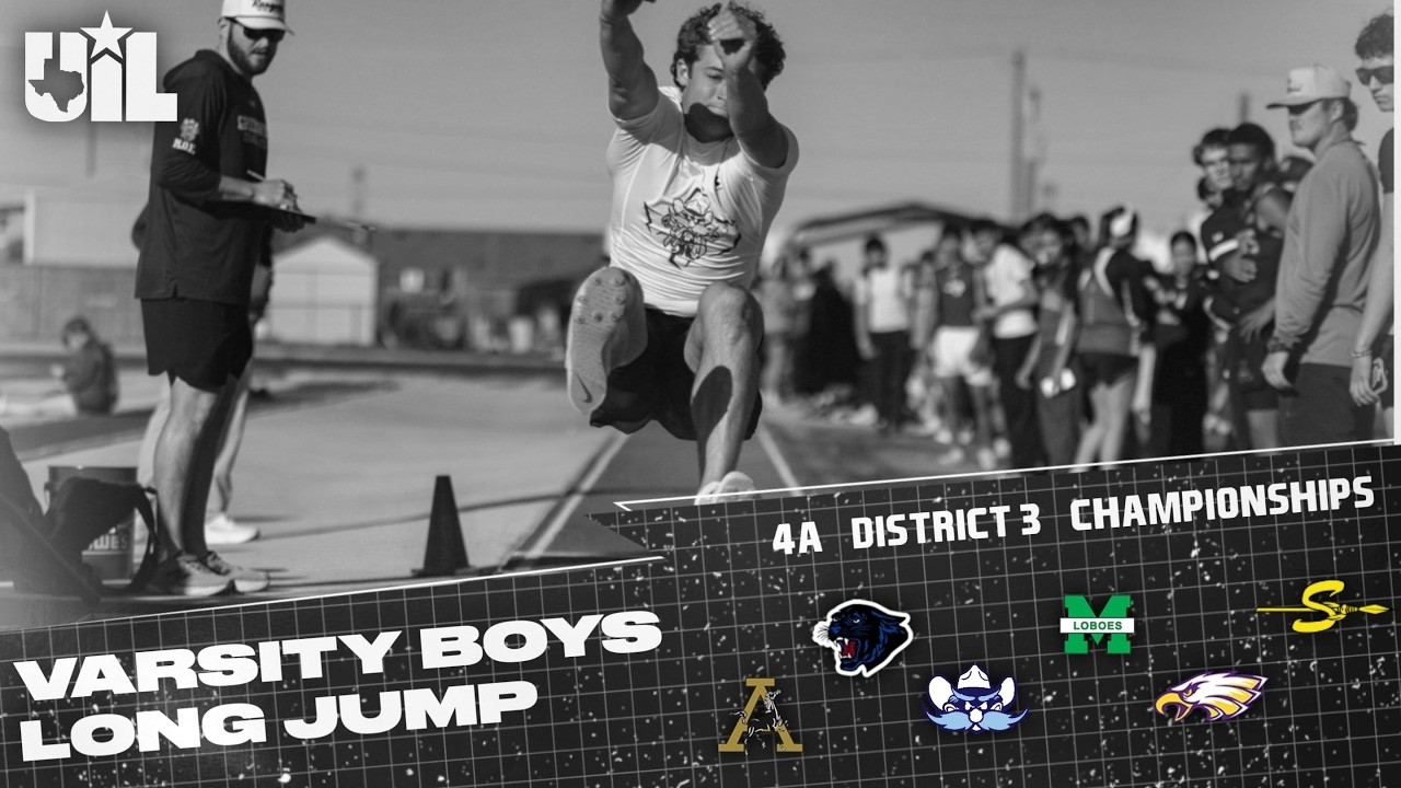 4A District 3 - Varsity Boys Long Jump - District Championships - YouTube
