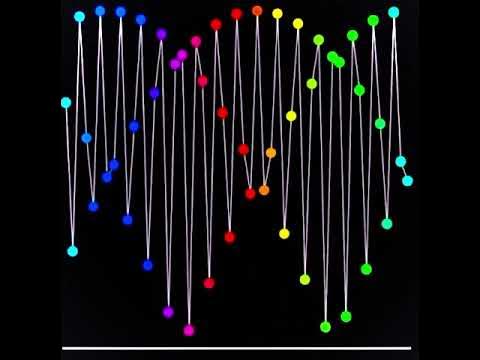 Pendulum wave - YouTube