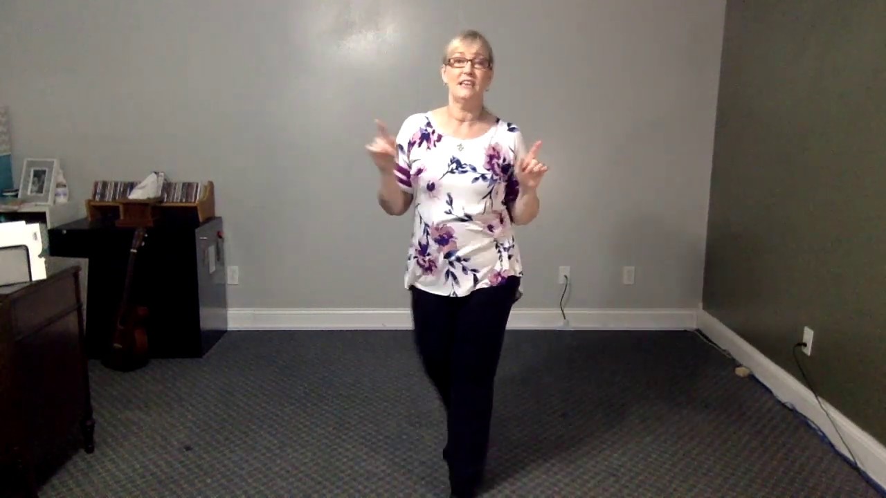 GOSPEL SLIDE line dance ("Jesus' Apostle's March" by Dana Divine) - YouTube