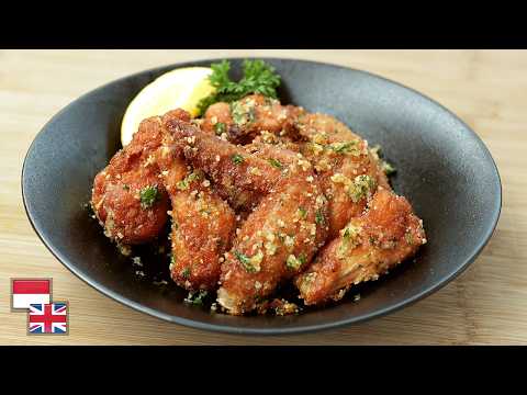 Praktis TANPA Digoreng! Resep GARLIC BUTTER CHICKEN WINGS [Gurih Lezat]