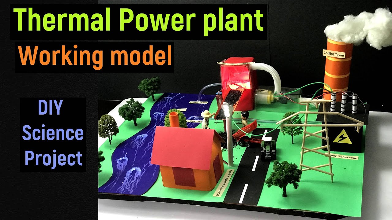 thermal power plant working model - thermal power plant project ...