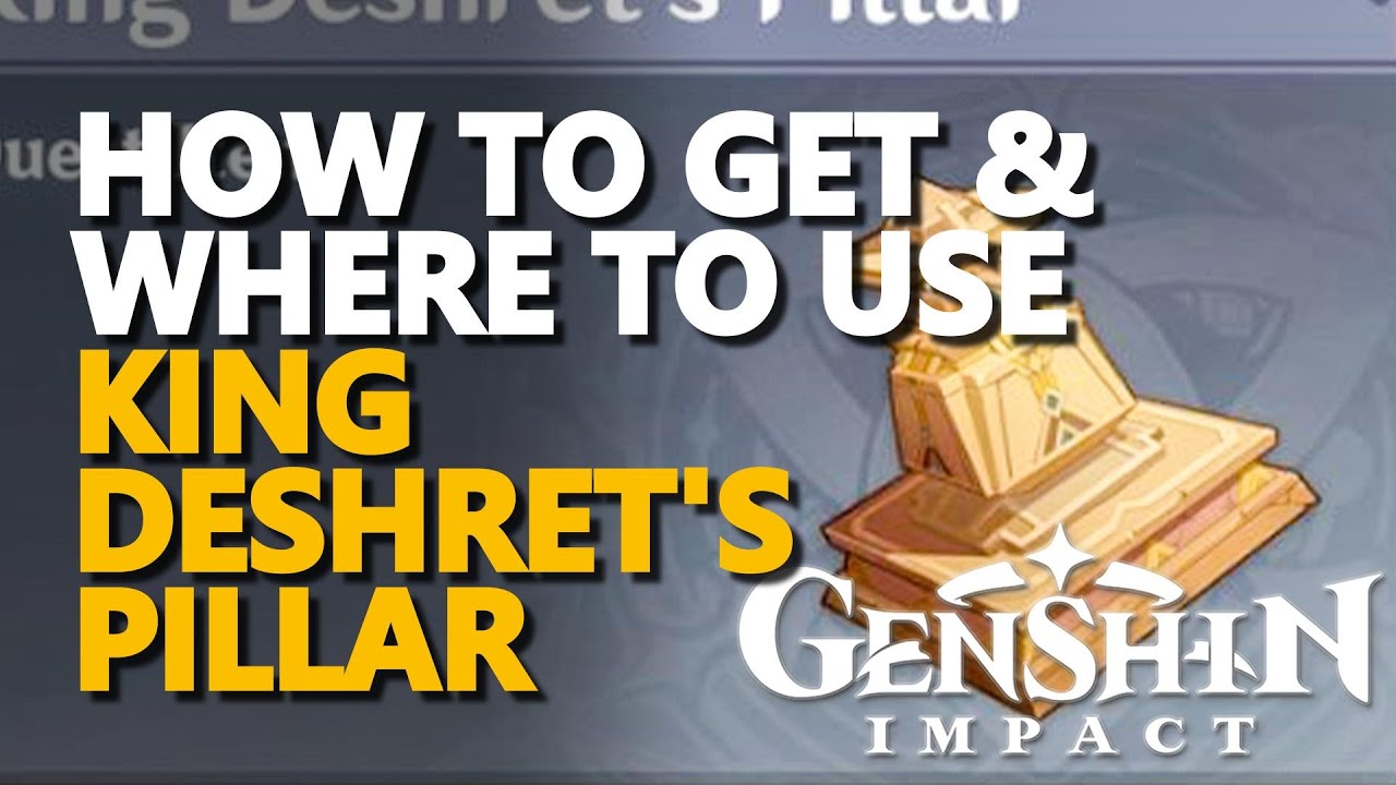 King Deshret's Pillar Genshin Impact - YouTube