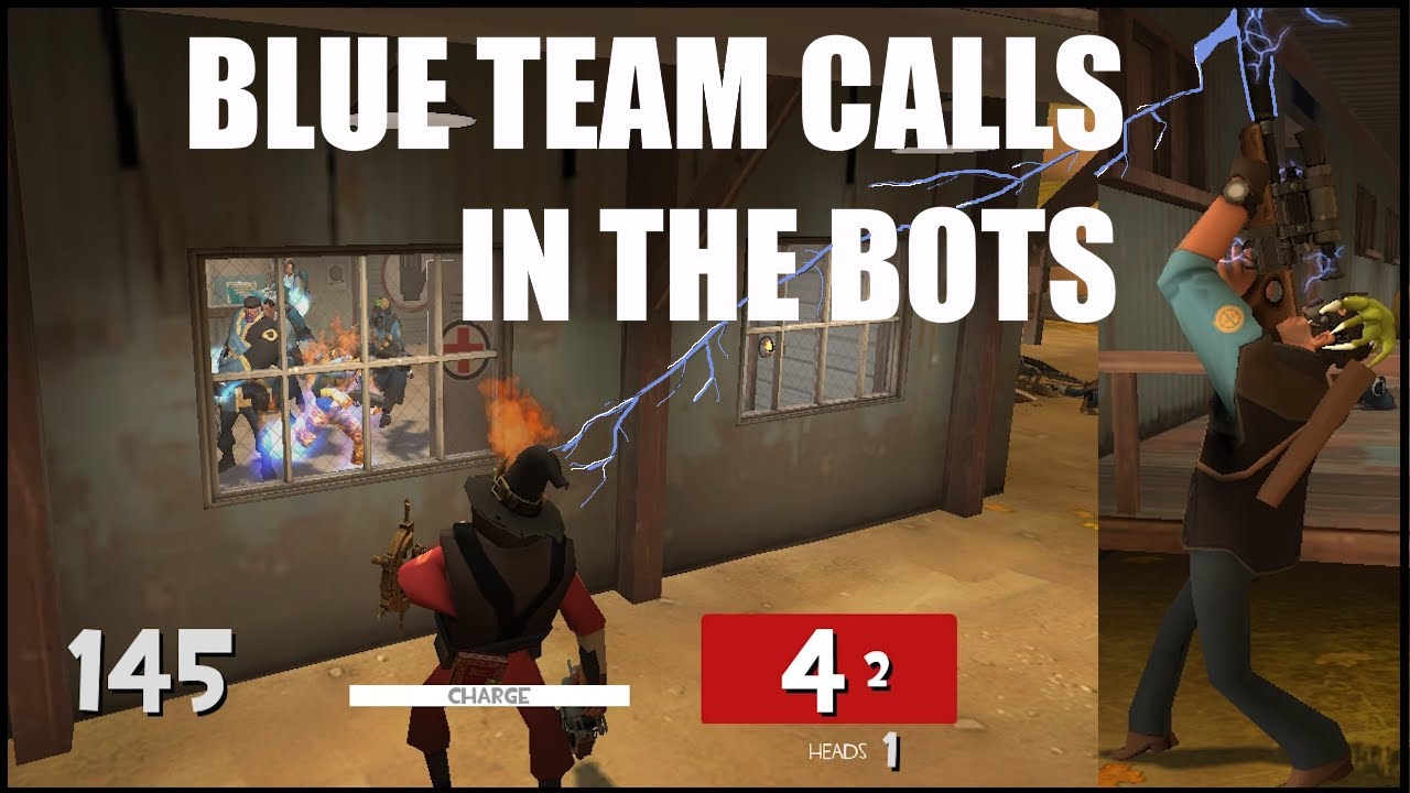 BULLYING BLUE TEAM ON TF2 (HARVEST) - YouTube