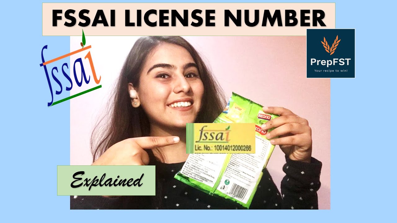 FSSAI LICENSE/REGISTRATION NUMBER - EXPLAINED - YouTube