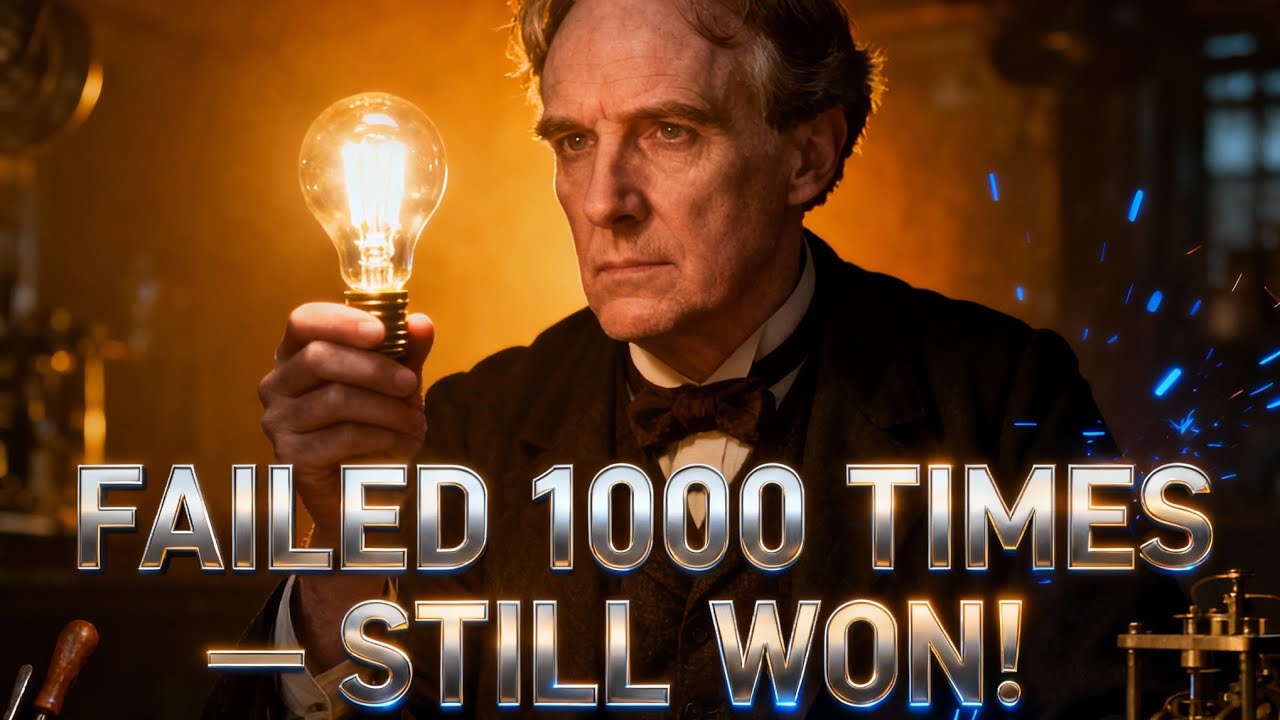 He Failed 1,000 Times… But Changed the World | Thomas Edison’s True ...
