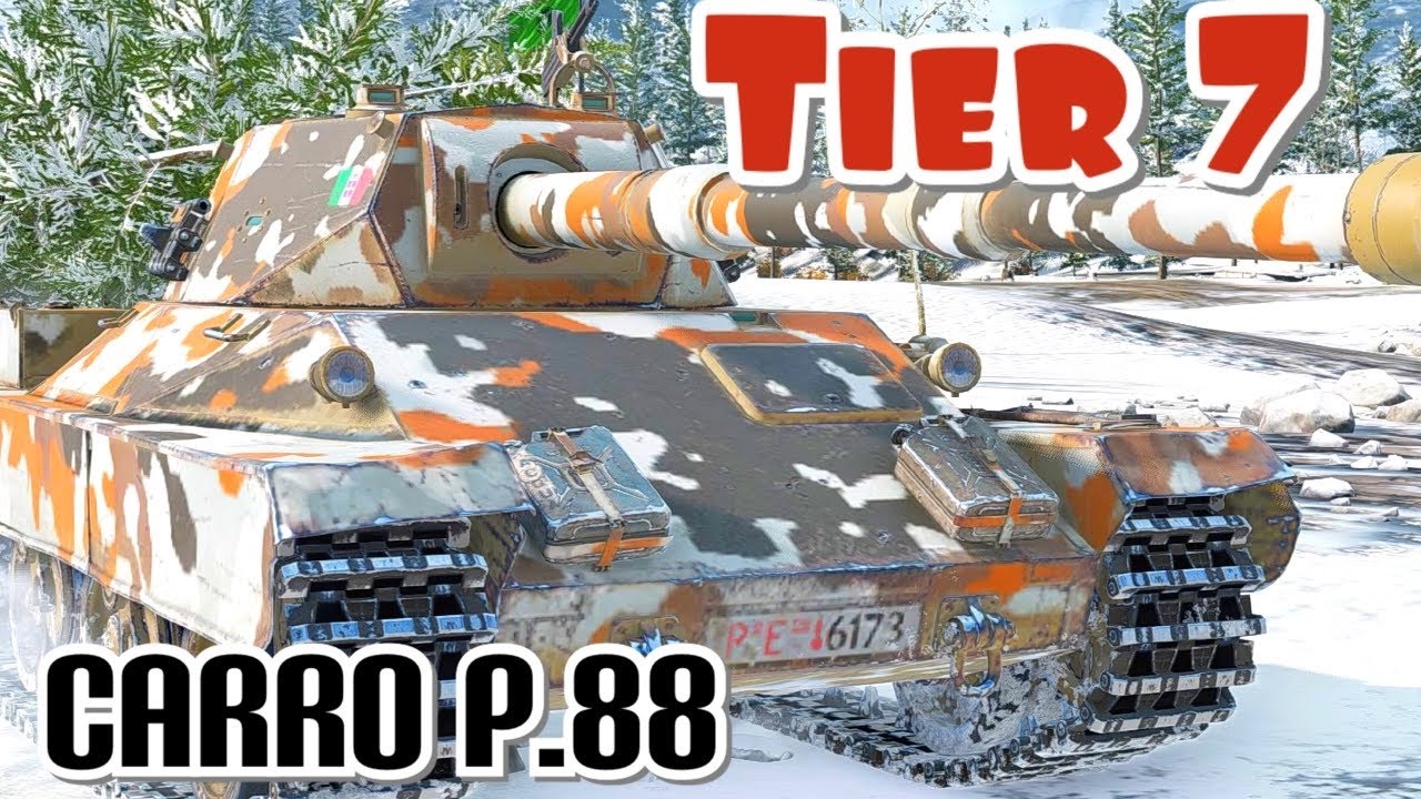 Carro P.88 Tier 7 Italian Heavy World of Tanks Modern Armor wot console ...