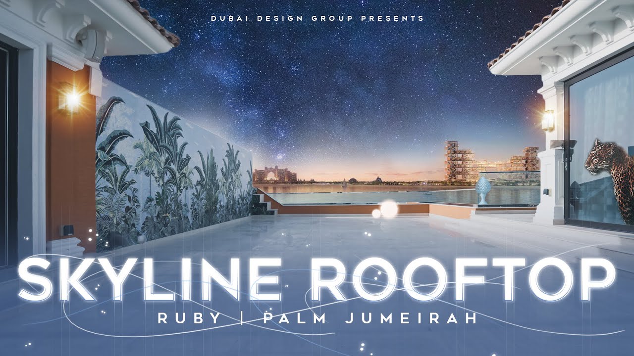 Luxurious Private Rooftop on Palm Jumeirah | Dubai | Ruby Mansion ...