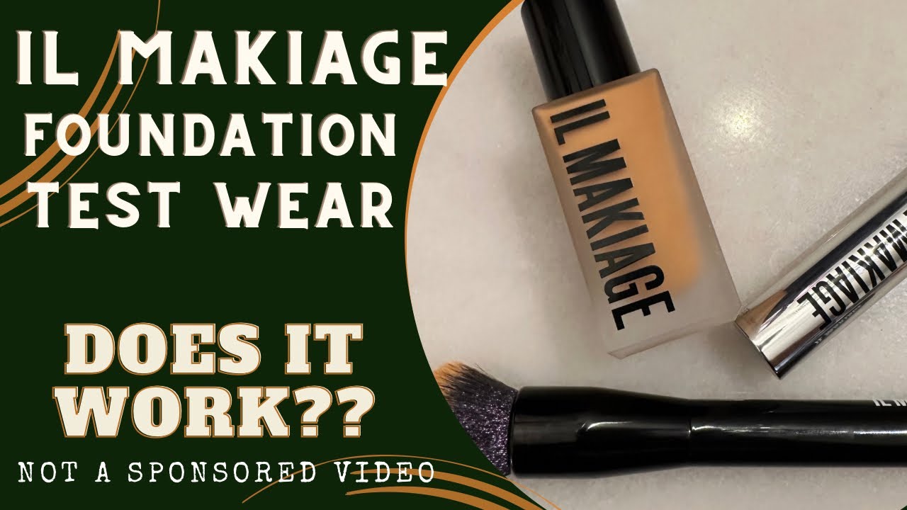 I TRIED IL MAKIAGE FOUNDATION!! DID IT WORK?? - YouTube