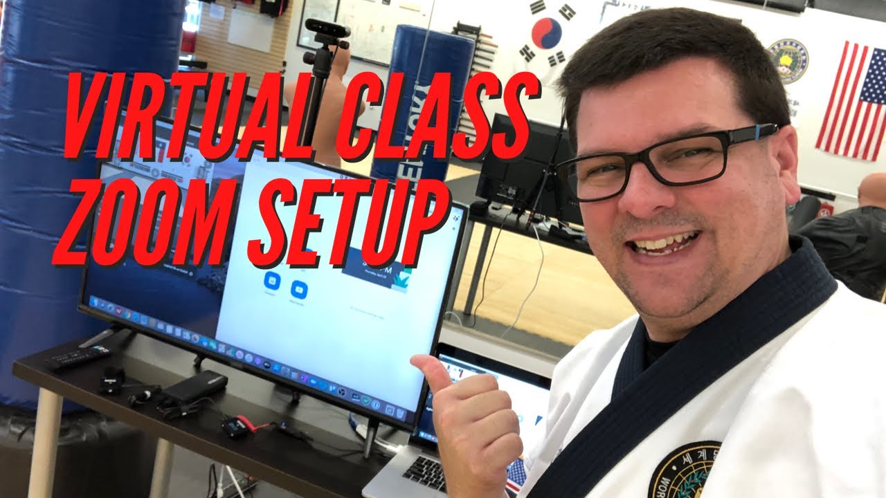 Virtual Class Zoom Conferencing Setup - YouTube