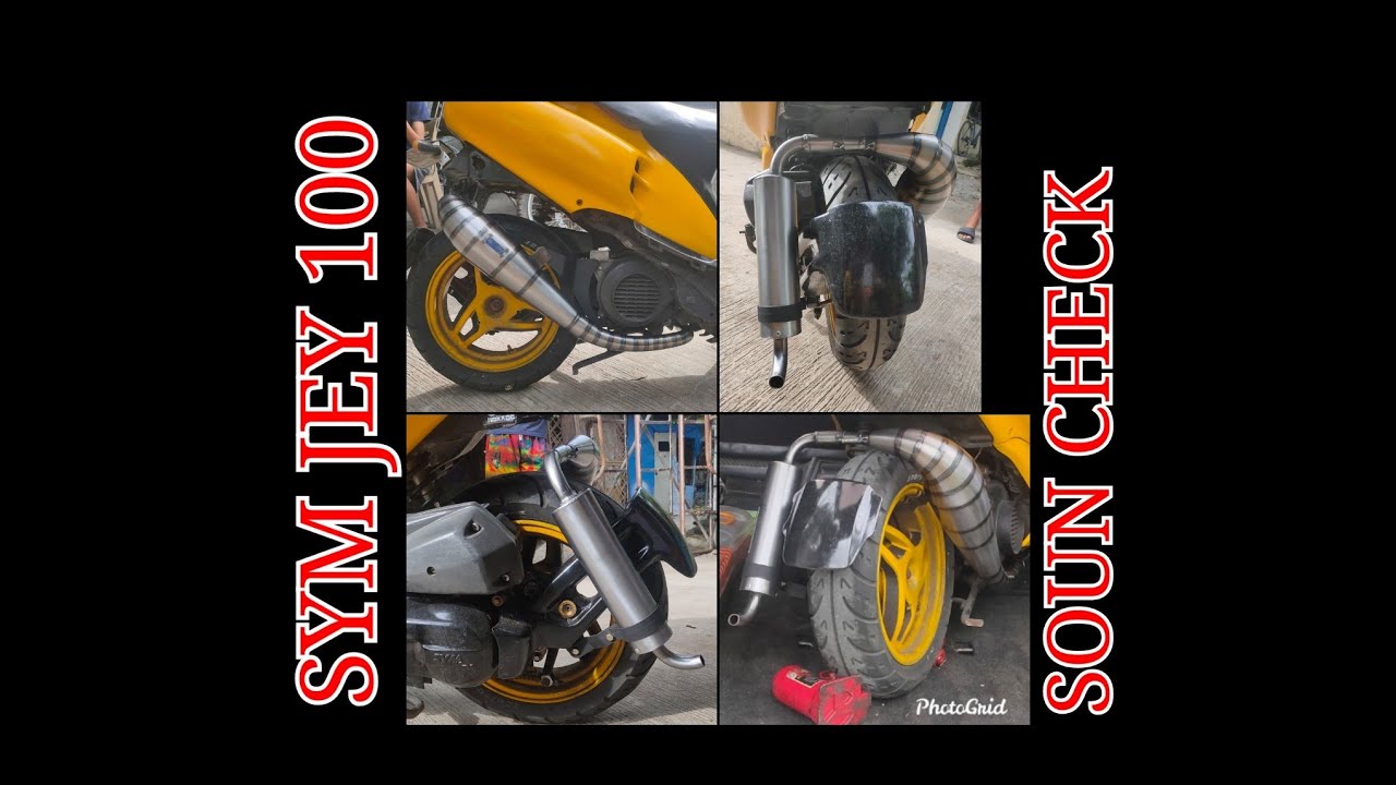SYM JET "TAWID PIPE" SOUNDCHECK - YouTube