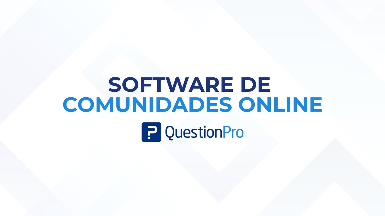 Software de Comunidades Online | QuestionPro - YouTube