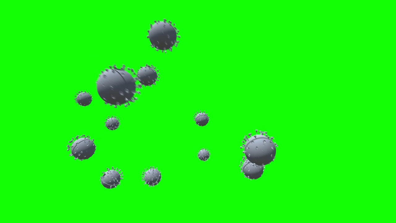 Death Star Corona Virus Model Swarm Animation Green Screen - YouTube