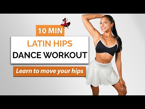 10 Dakikada İnce Bel ve Göbek Eritme 🔥 Latin Dansı (Yerde Hareket Yok)