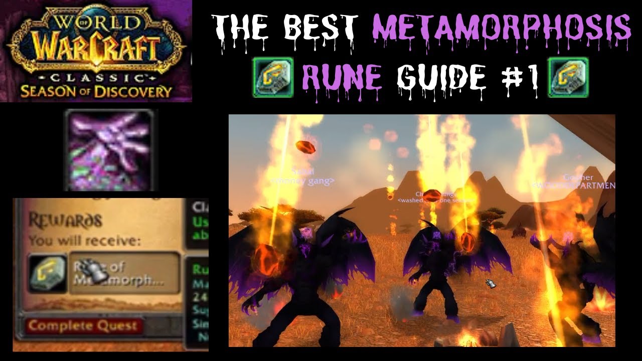 SOD - Metamorphosis (How to train it) (Season of Discovery)(Horde ...