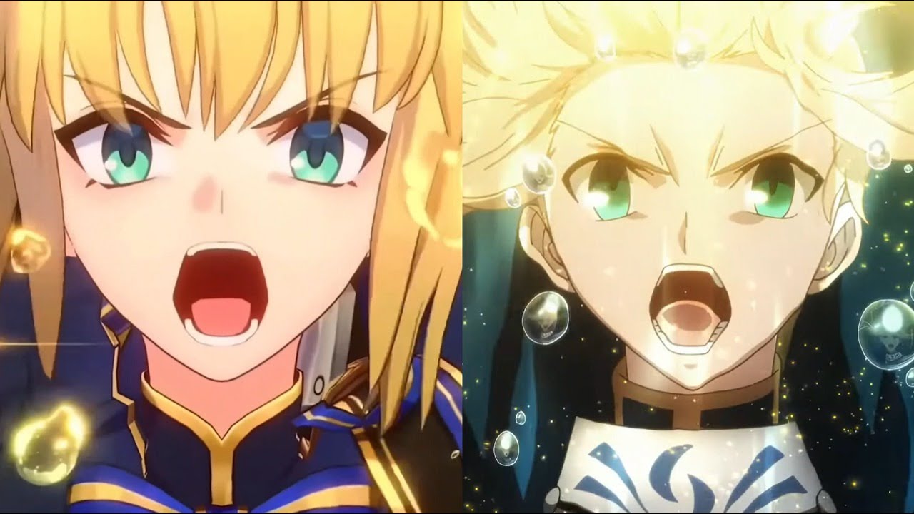 Hsr x Fate Collab | Saber Excalibur Side By Side Comparison - YouTube