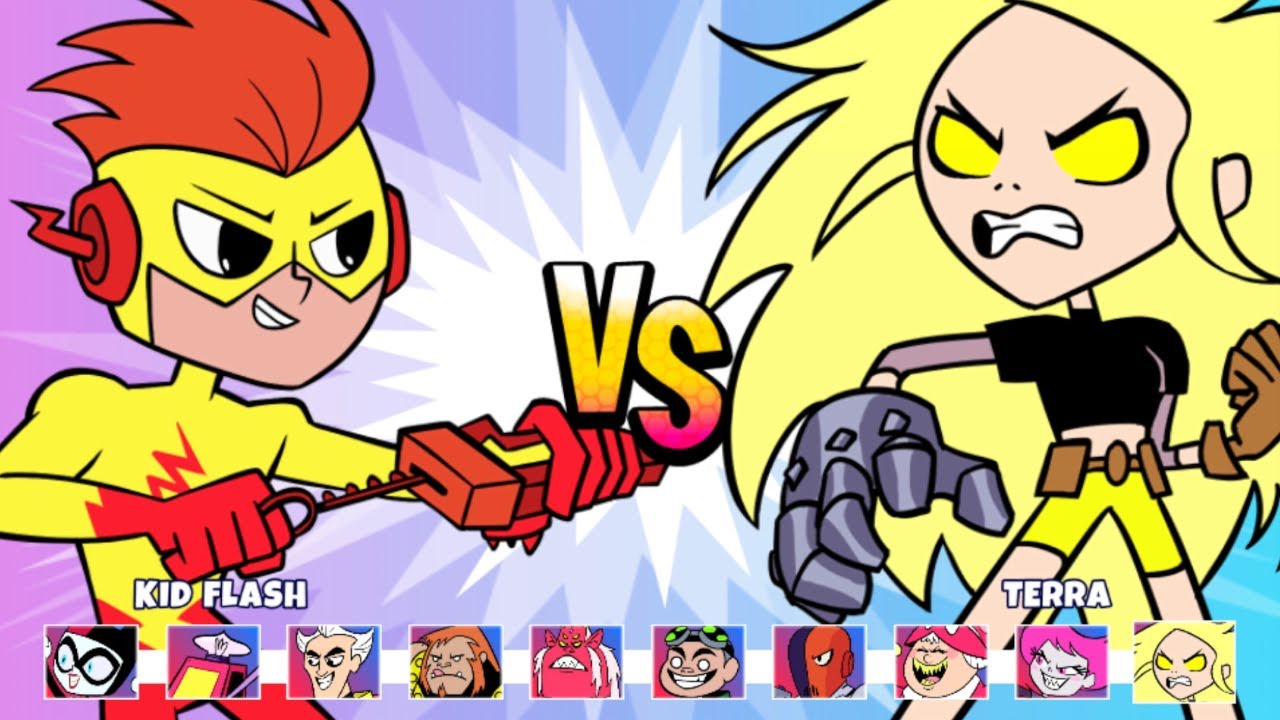 Teen Titans Go: Jump Jousts 2 - Kid Flash Running Circles Around His ...