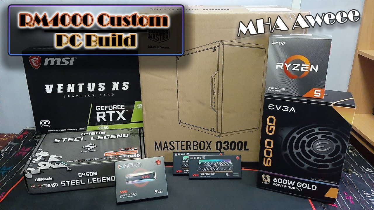[Tech] - RM4000 | $950 Custom PC Build! - YouTube