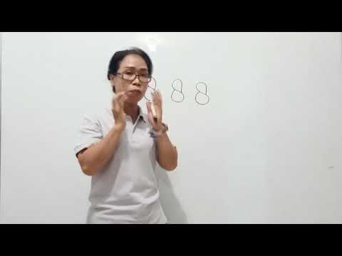 CARA MENULIS ANGKA 8! - YouTube