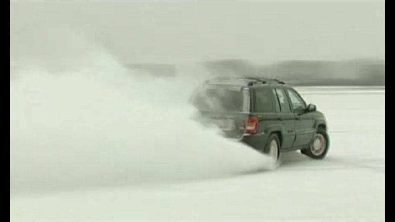 Motorter Jeep Grand Cherokee ice drift - YouTube