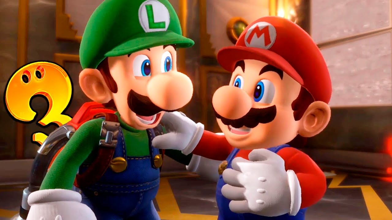Luigi's Mansion Mario Painting