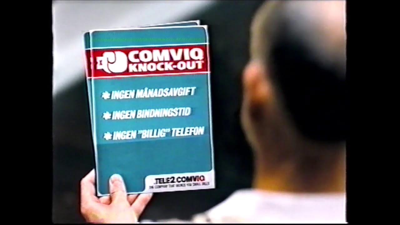 Tele2 Comviq - Reklam TV4 2005-04-03 - YouTube