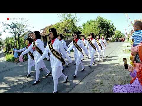 Lomba Gerak Jalan Bocil Sd smp Hut Ri ,semangatnya 45 poll