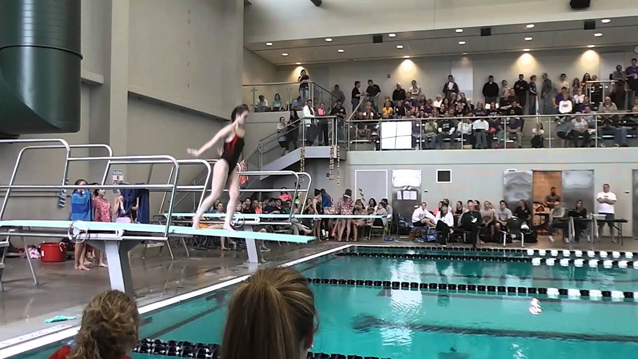 Emma Roush 2013 League & State Diving - YouTube