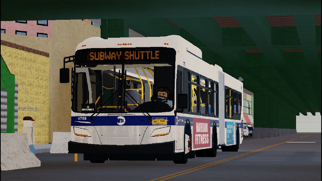 MTA (Roblox) | 2012 New Flyer XD60 4756 on the D99 Subway Shuttle ...