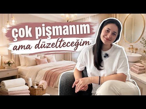 Banyo ve yatak odası alışverişim. Yatak odasında en pişman olduğum şey. 🤦‍♀️ dertleşiyorum 🤭