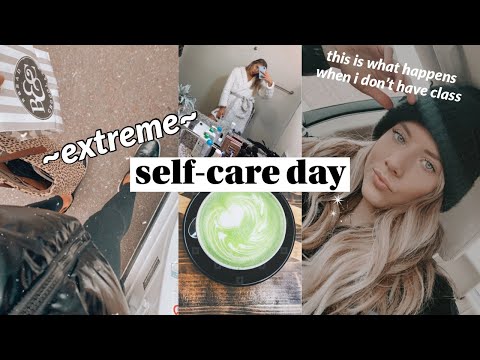 VLOG: extreme self-care day, fave matcha, + new clothes!