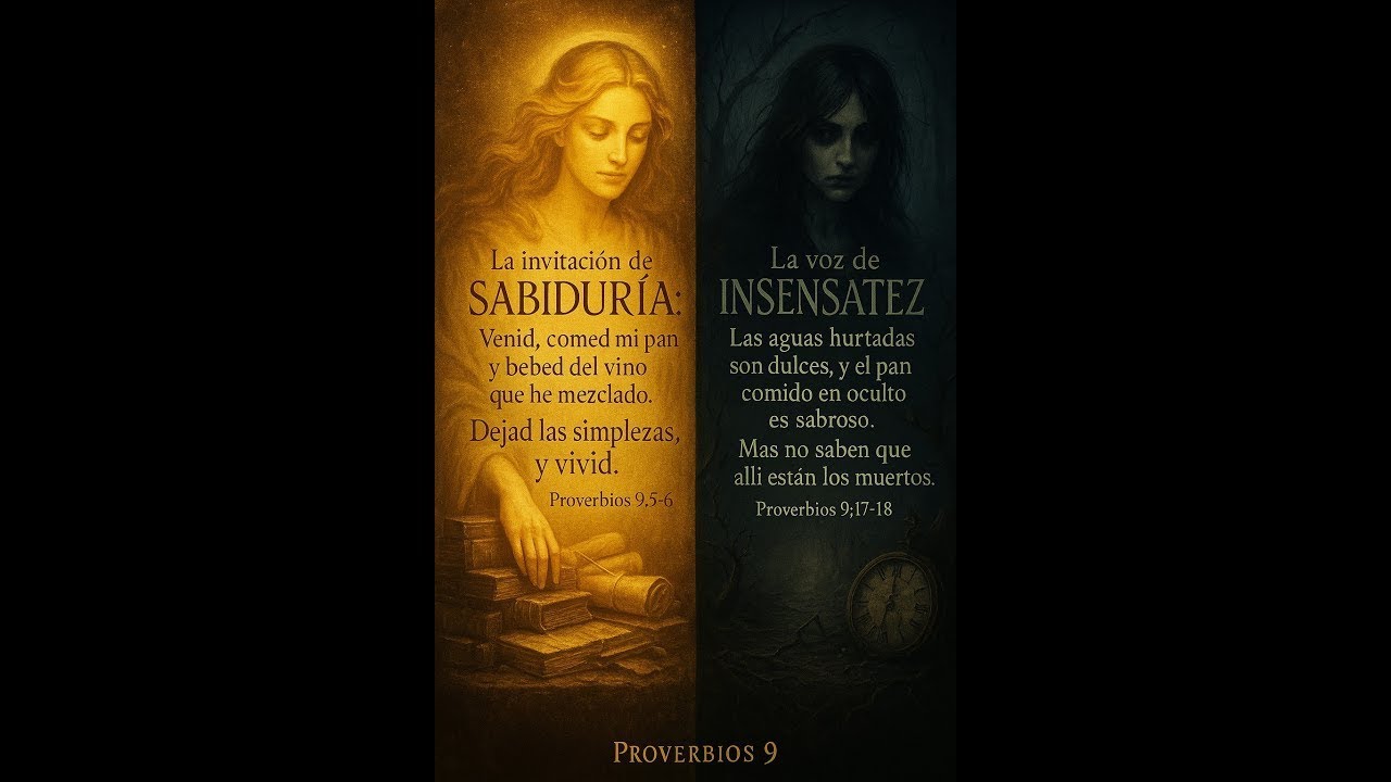 Proverbios 9 explora el contraste entre la Sabiduría y la Insensatez ...