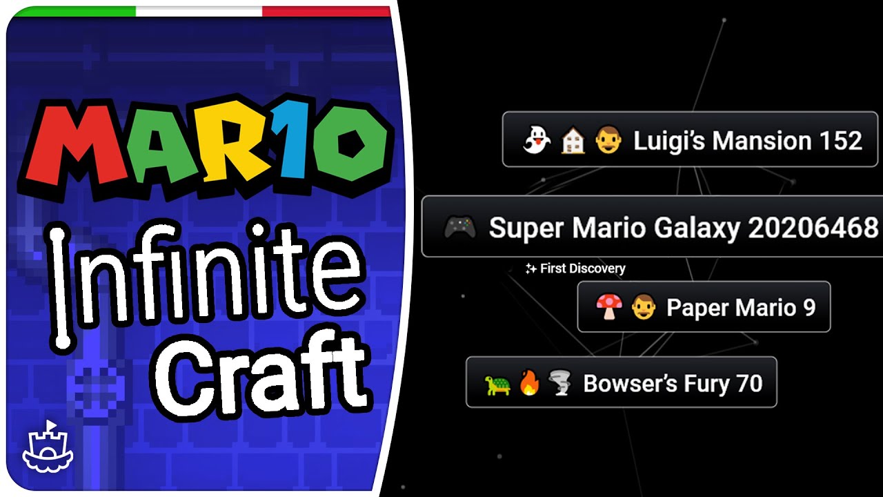 Inventiamo giochi di Mario su Infinite Craft - YouTube
