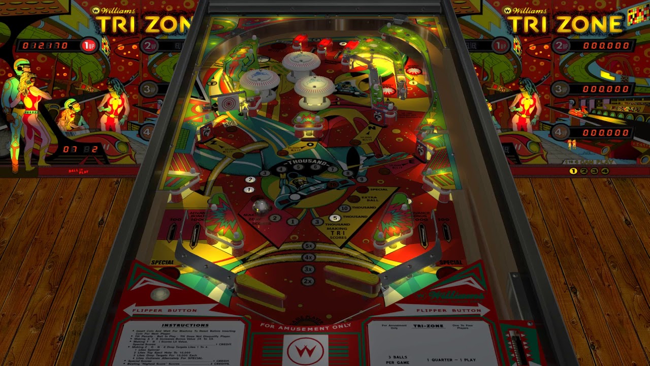 Tri Zone Pinball VPX - YouTube