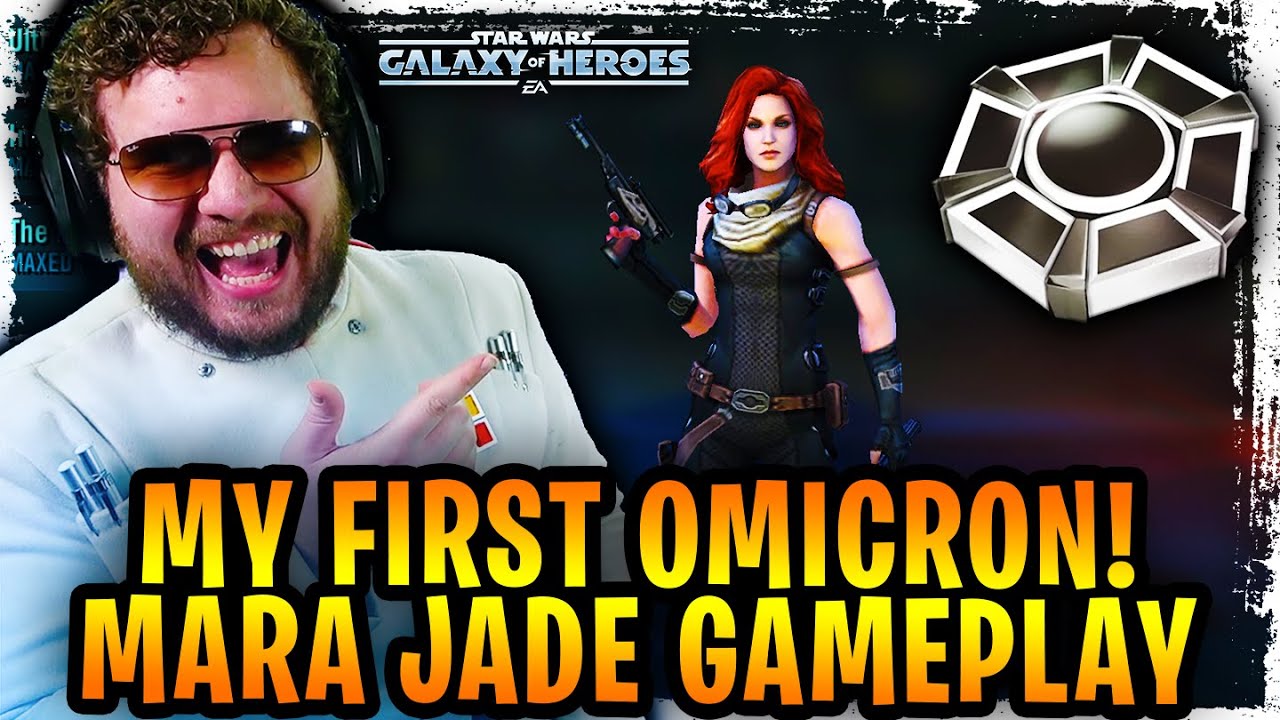 My First Omicron in Galaxy of Heroes! Mara Jade Omicron Gameplay vs GAS ...