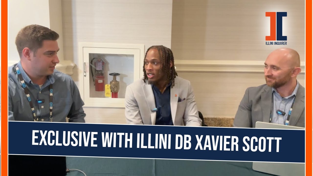 Exclusive with Illini DB Xavier Scott at Big Ten Media Days | Illini ...