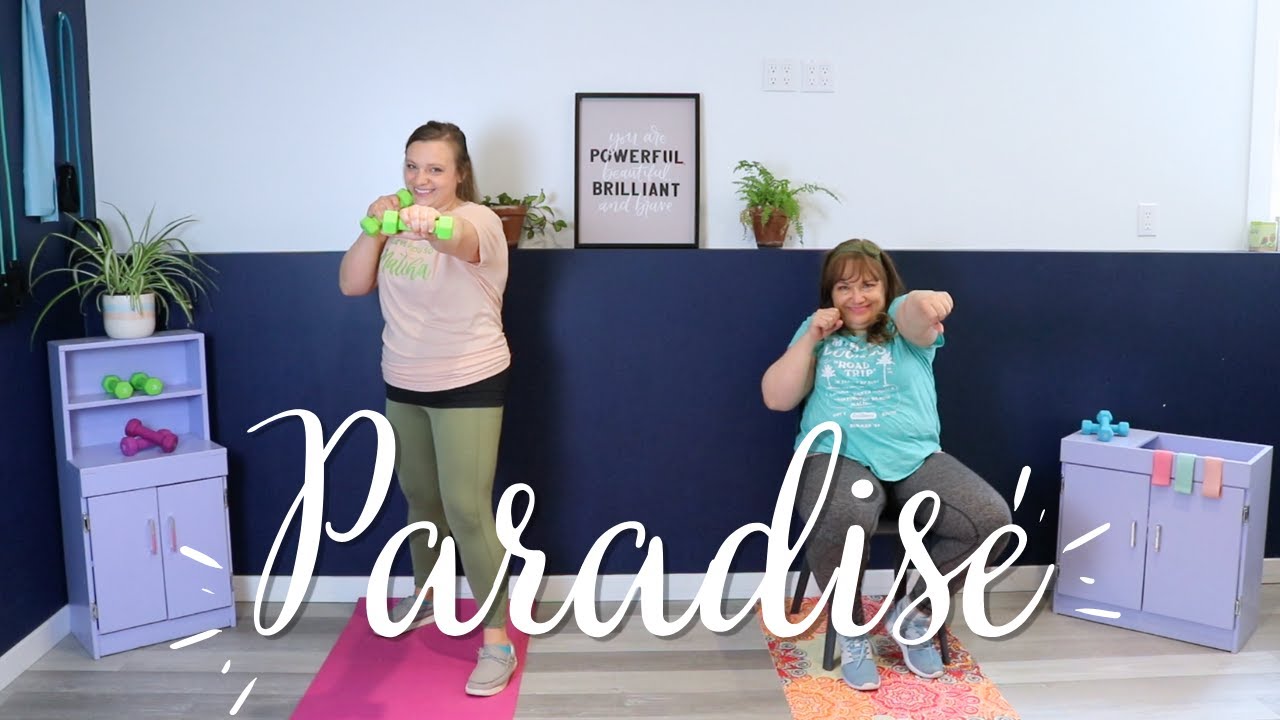Easy to Follow Dance Workout with Weights for Beginners and Plus Size ...