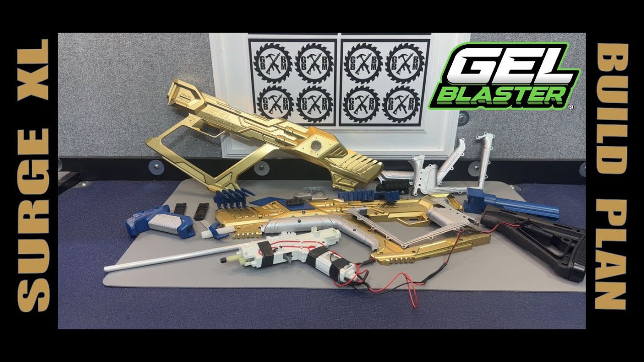 Custom Build Plan - Gel Blaster SURGE XL TOY Gel Ball Blaster -paint ...