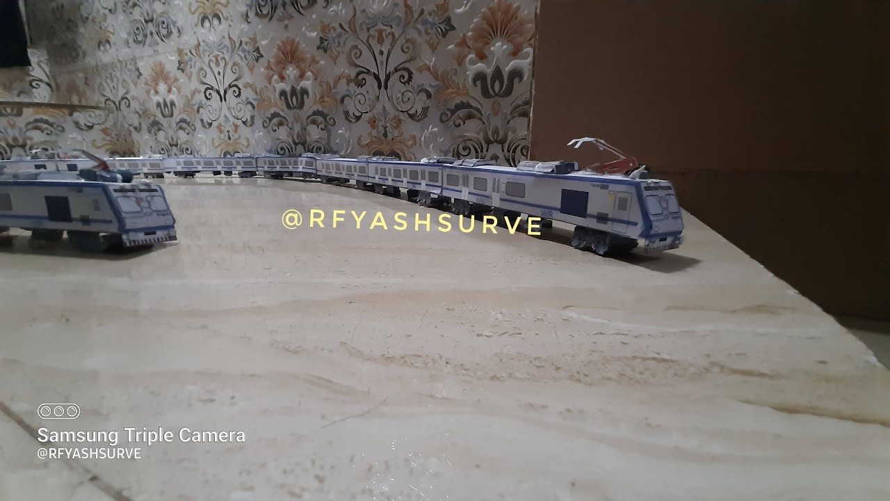 MAKING THE AC LOCAL PAPER MODEL | RFYASHSURVE - YouTube