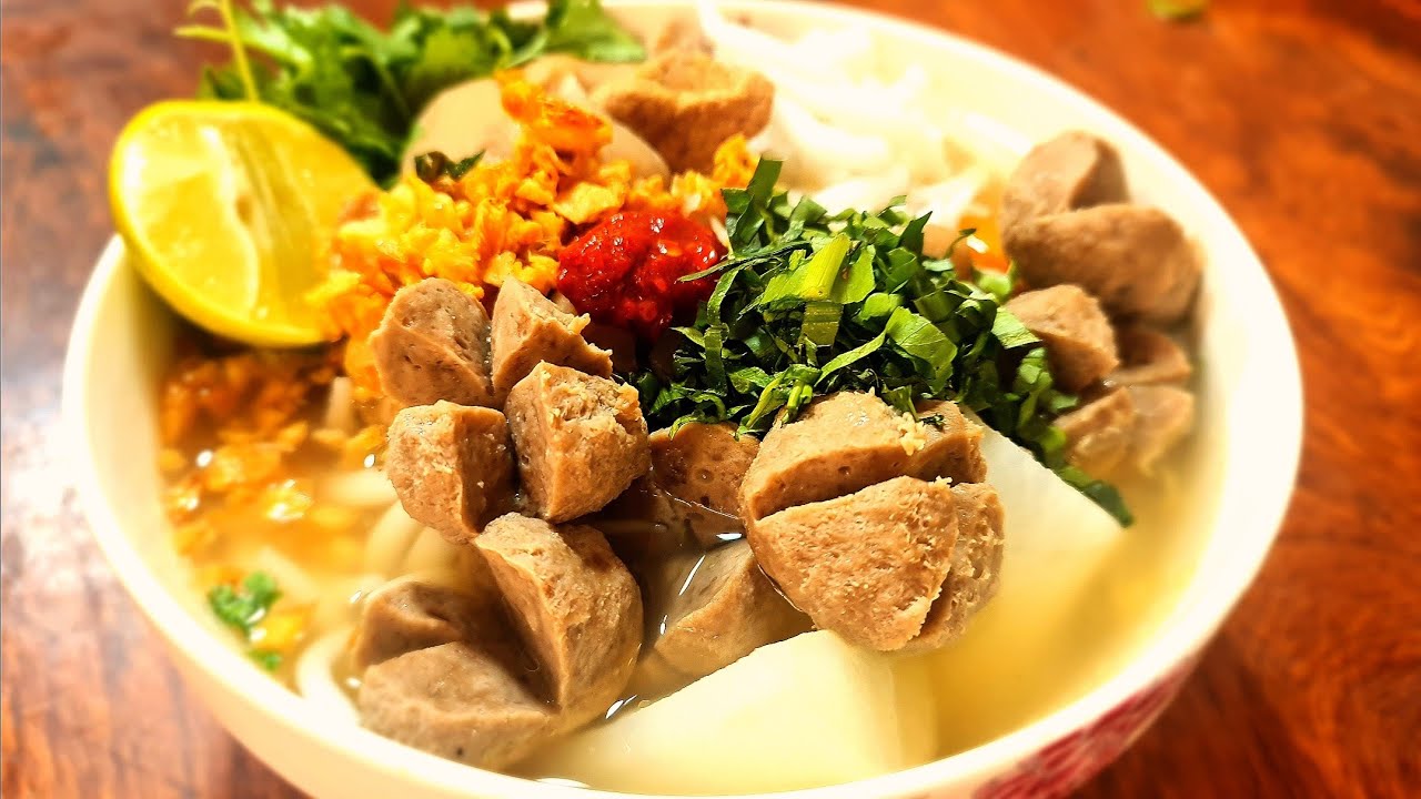 How to Make Cooking with Short Rice Noodle Soup Recipe - YouTube