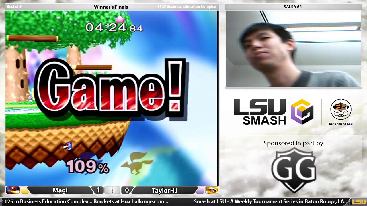 SALSA 64 Melee WF - Magi (Falco) vs TaylorHJ (Fox) - YouTube