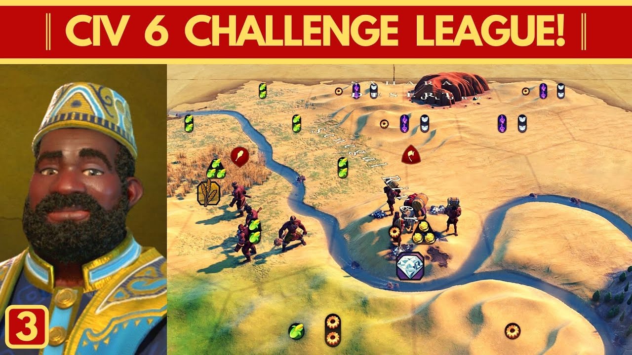 HIGHER GROUND (Mali Challenge) - Civ 6 Challenge League - Ep 3/7 - YouTube