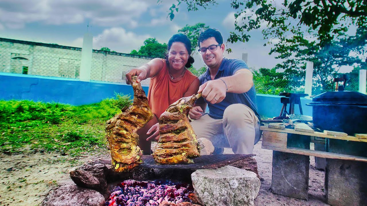 OVEJO ASADO A LAS BRASAS - YouTube