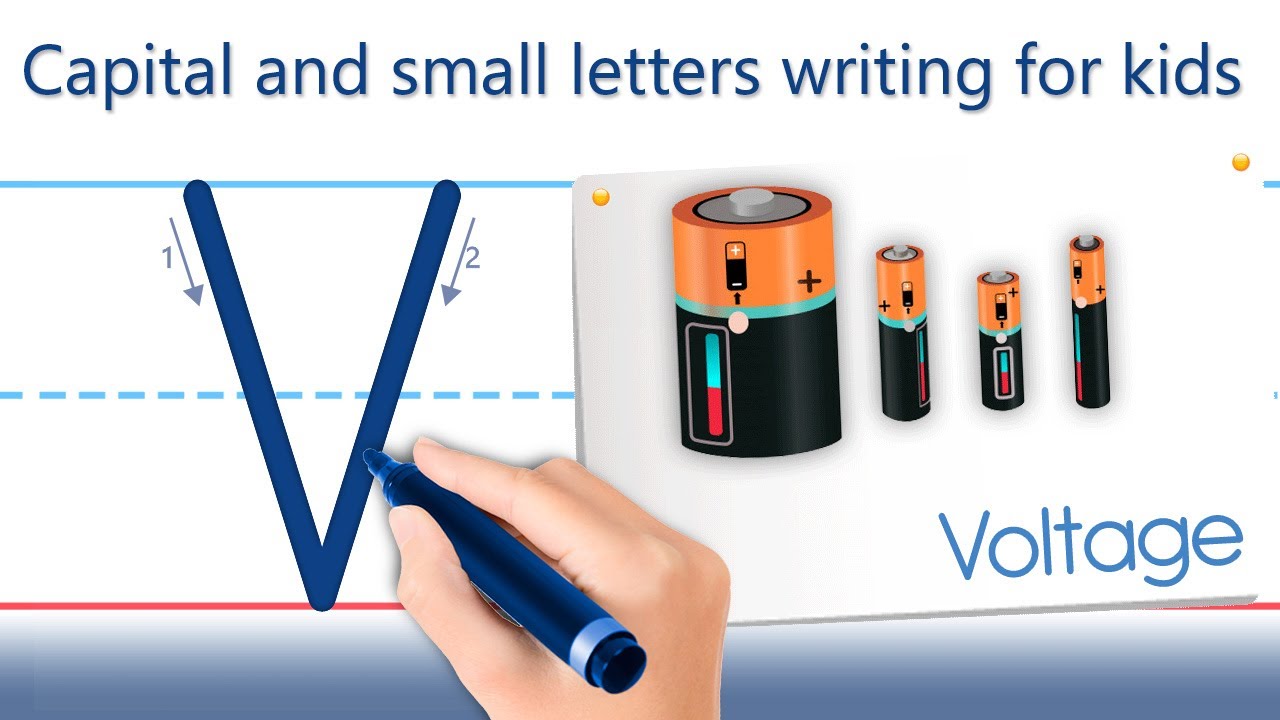 How to write letter "Z". English capital and small letters. For kids ...