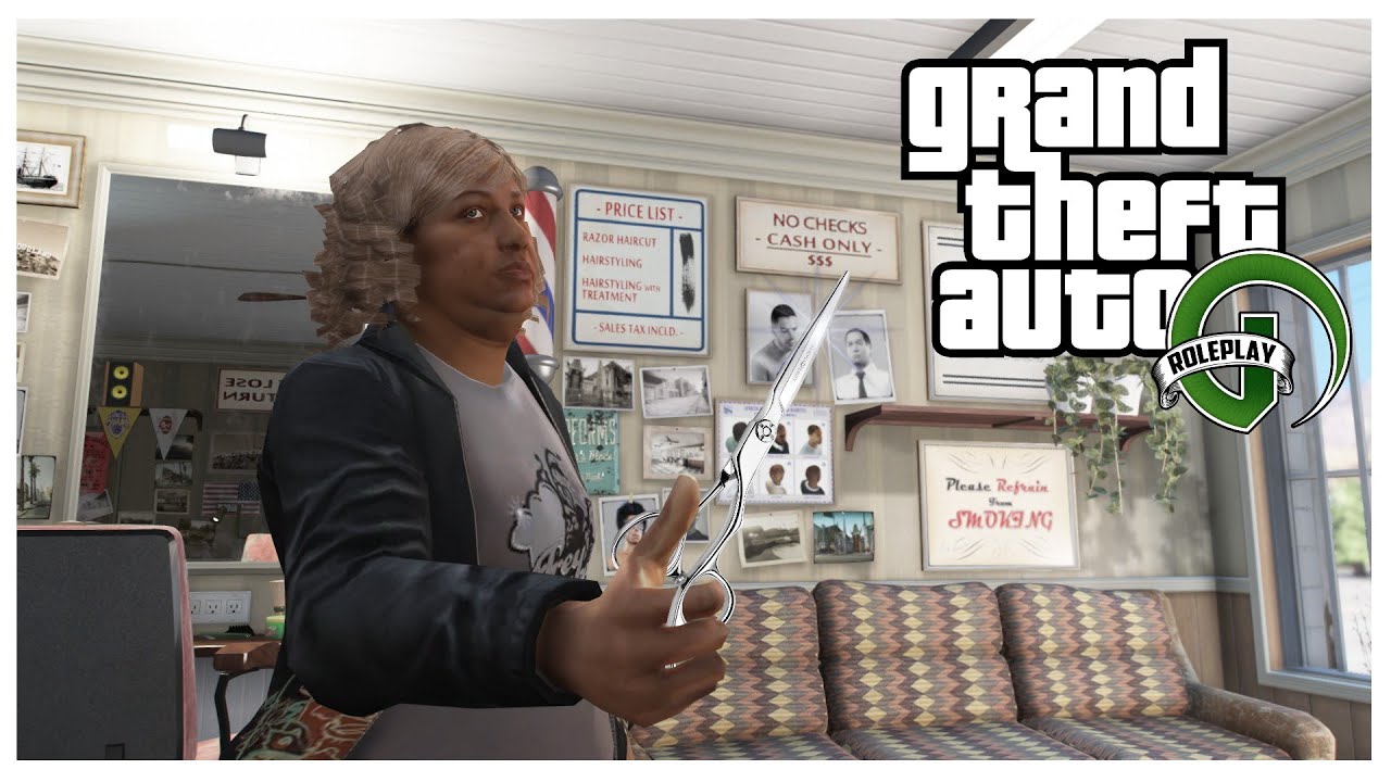 Opening a Barber Shop in GTA V RP! - YouTube