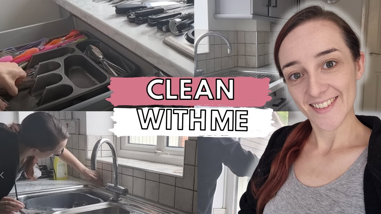 CLEAN WITH ME | DEEP CLEANING MY KITCHEN | CLEANING MOTIVATION ...