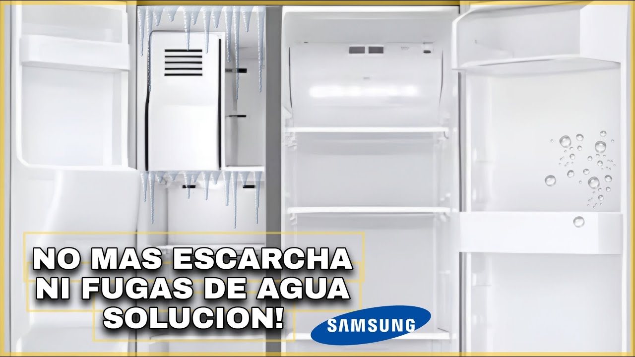 SOLUCIONA EL PROBLEMA DE ESCARCHA Y GOTERAS DE AGUA EN REFRIGERADOR ...