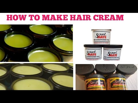 HOW TO MAKE HAIR CREAM AT HOME| ANTI DANDRUFF | SCALP FRIENDLY|HAIR ...
